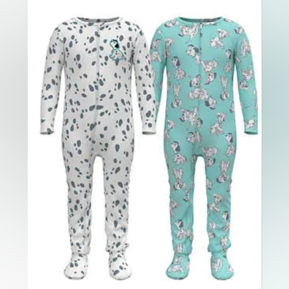 Disney | Pajamas | 1 Dalmatians Kids 2pk Sleepers 24 Mos | Poshmark